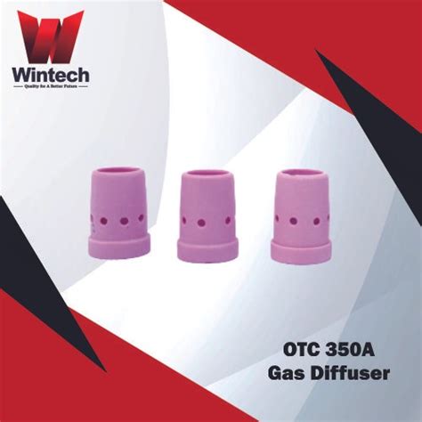 Jual Gas Diffuser Otc 350a Wintech Isi 10 Pcs Keramik Gas Diffuser
