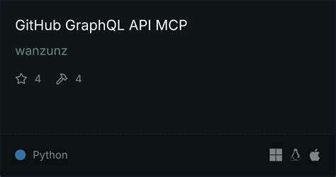Github Graphql Api Mcp Glama