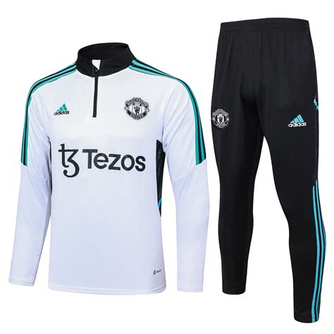 Manchester United Black And White Tracksuit Malgane