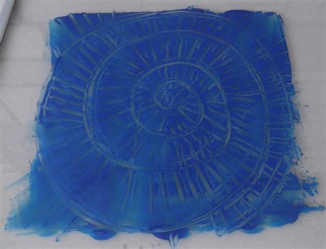 Textile Arts Now Negative Monoprinting On Glass