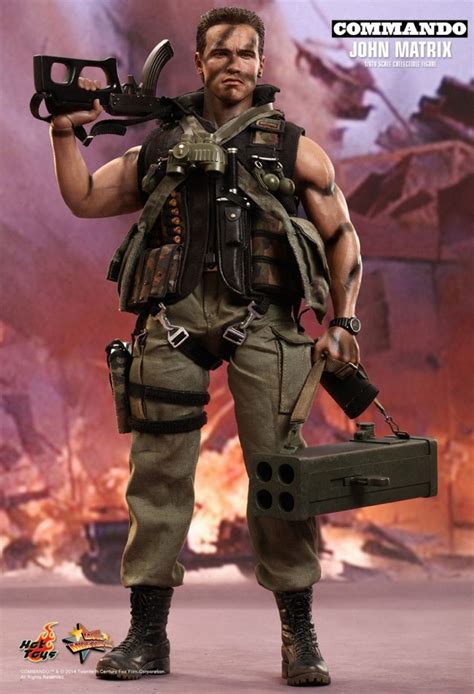 John Matrix Commando Hot Toys Movie Masterpieces Mms276 Incredible Figures