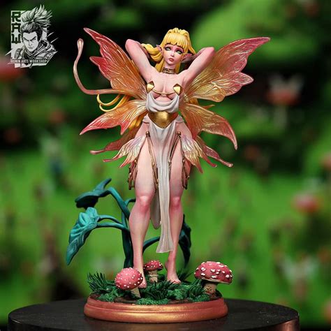 3d Printable Lynetta Fairy Pin Up 75mm And 120mm Nsfw Ver By Ronin Arts Workshop