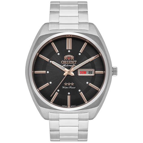 Relogio Orient Automatico Masculino Classico F49ss025 Prata Orient RelÓgios