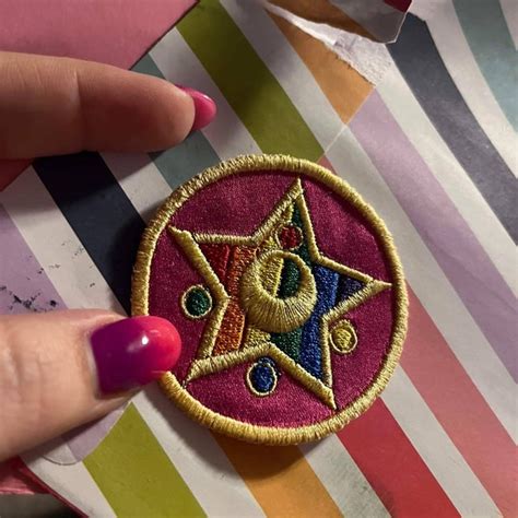 Asexual Ace Pride Pentacle Sew On Embroidered Patch Etsy