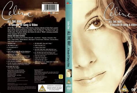 Jaquette Dvd De Celine Dion All The Way Cinéma Passion