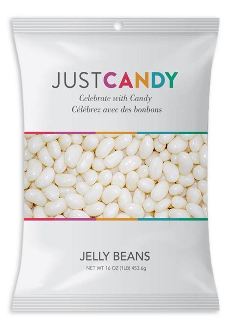 Jelly Beans Assorted Fruits White 454 G Chewy Candy For Birthday
