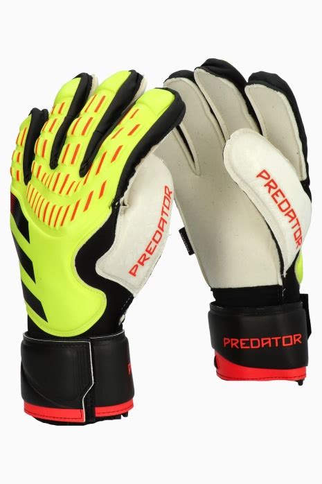 Kaleci Eldivenleri Adidas Predator Match Fingersave Sarı Futbol Ayakkabıları Ekipmanları Ve