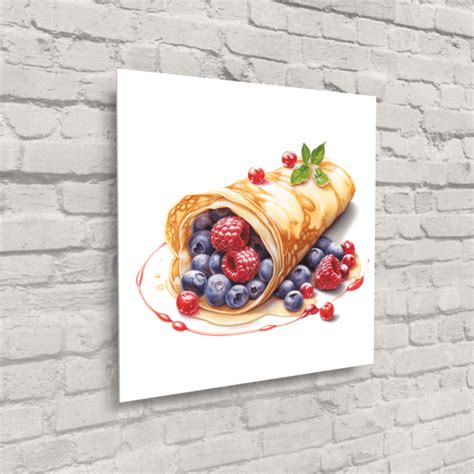 Crepe With Berry Acrylic Prints Photos Prints On Metal And Canvas