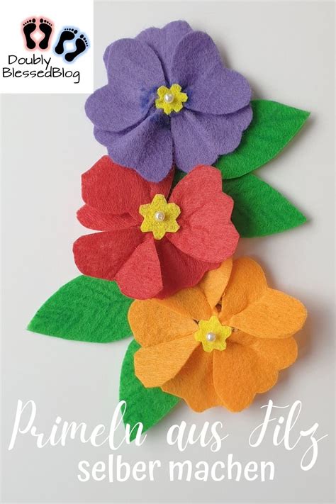 Primeln Stehen Für Den Frühling Mit Dieser Diy Anleitung Kannst Du Sie Selbst Aus Filz Basteln