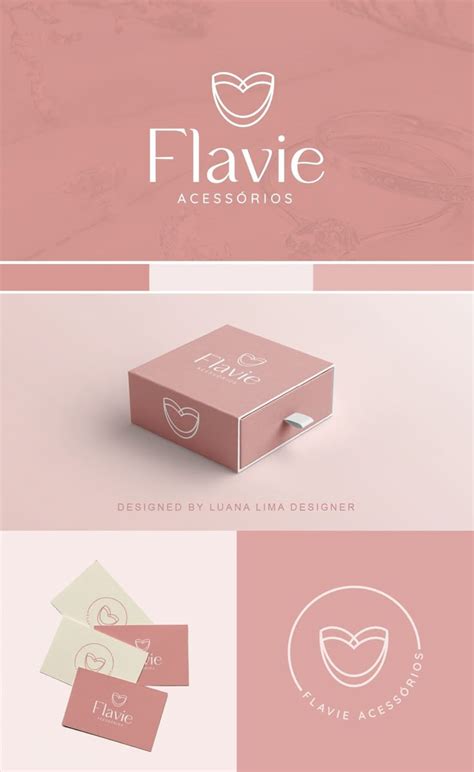 Projeto De Identidade Visual Joias Acessórios Loja Semijoias Empreendedora Minimal