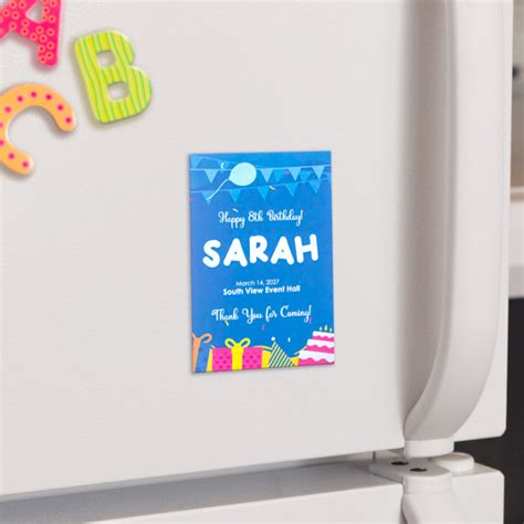 Custom Rectangle Magnets Magnets 24hourwristbandscom