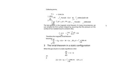 Virialtheoremclouds Descripción Y Analisis Ppt