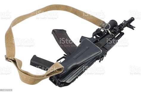 Modern Kalashnikov 545x39 Mm Ak 74m Assault Rifle With 40 Mm