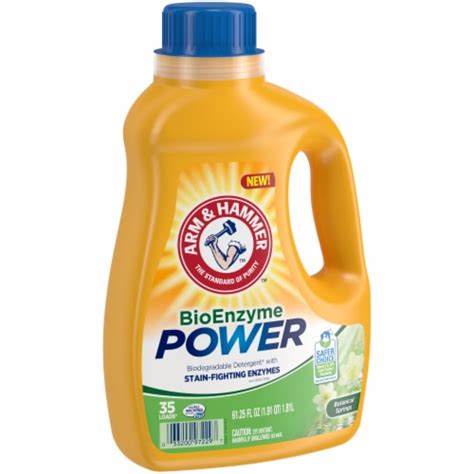 Arm And Hammer Bio Enzyme Power Liquid Laundry Detergent 6125 Fl Oz