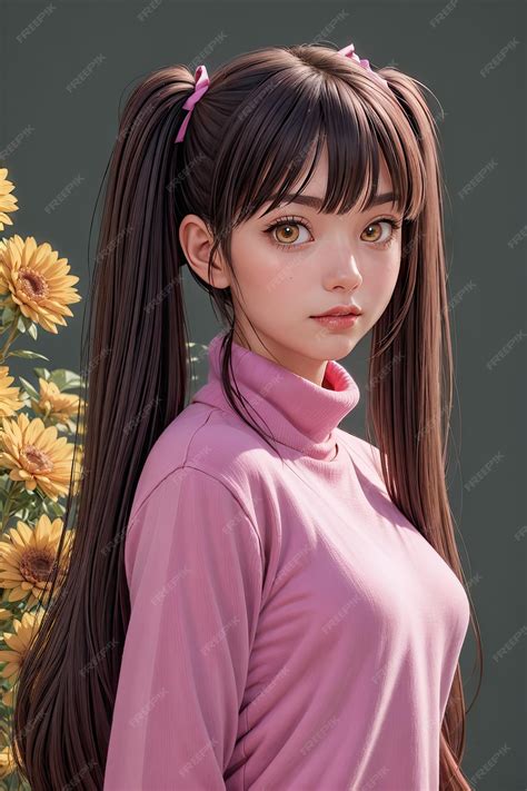 Premium Ai Image Super Cute Anime Girl
