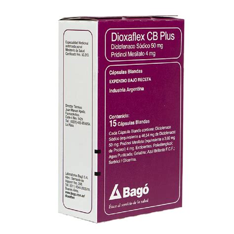Dioxaflex Cb Plus Caja X 15 Cápsulas Farmacia Y Perfumería Catedral