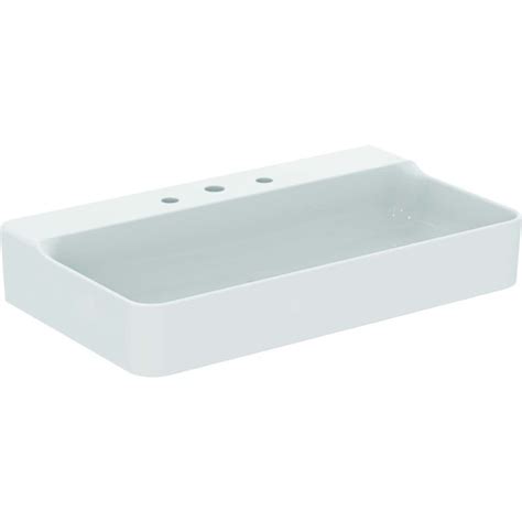 Ideal Standard Conca Waschtisch T3830ma Mit 3 Hahnlöchern Ohne