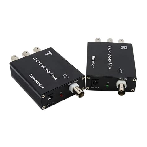 3ch Video To Coaxial Cable Multiplexeranalog Camera Convertersprimeda