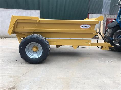 8 Ton Tapered Body Dump Trailer Mckee Engineering