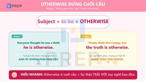 Cấu Trúc Otherwise Ý Nghĩa Cách Dùng Và Ví Dụ Cụ Thể
