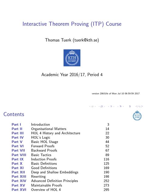 Interactive Theorem Proving Course Pdf Anonymous Function