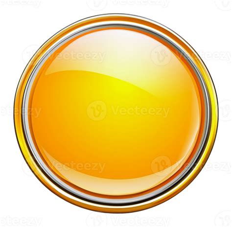 Bright Circular Button With Glossy Finish 53343809 Png