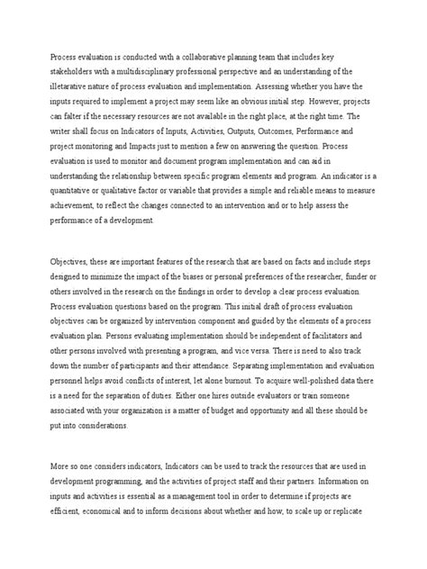 Monitoring And Project Evaluation Assignment Pdf Evaluation Goal