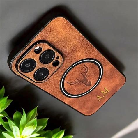 Leather Head Phone Case Etsy