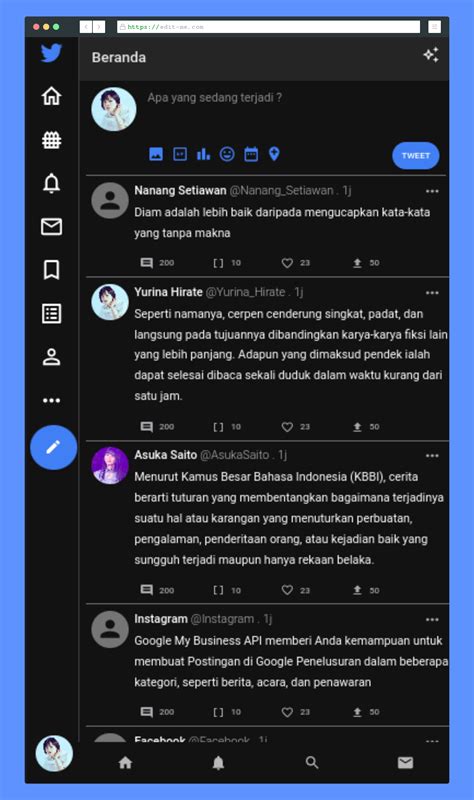 GitHub Livingdolls Twitter Material React JS Twitter UI Clone