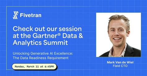 Fivetran Gartner Data Analytics Summit 2024 Fivetran