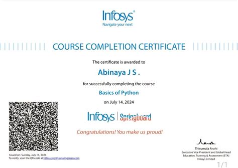 abinaya j s jayaraj g on linkedin python programming learning certification