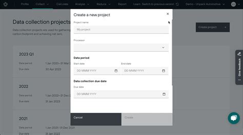 Setting Up An Internal Data Collection Project