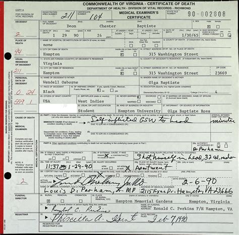 Deon Baptiste Peninsula Genealogy