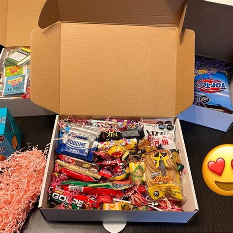 Peruvian Candy Box With Assortments Chocolates Cookies And Candies Cajita Feliz Con Mixtura De