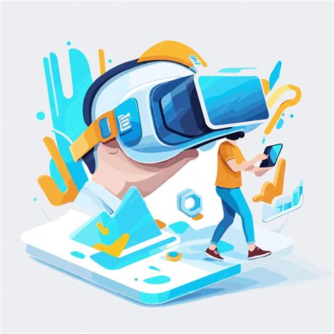 Premium Vector Augmented Vector On A White Background