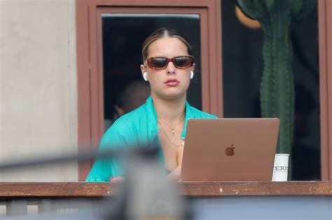 Addison Rae Enjoying A Cup Of Coffee In West Hollywood 02 14 2023 • Celebmafia