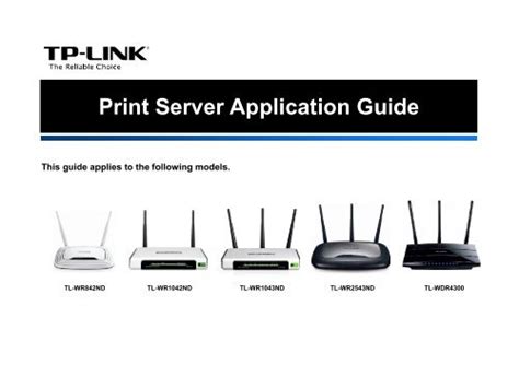 Print Server Application Guide Tp Link