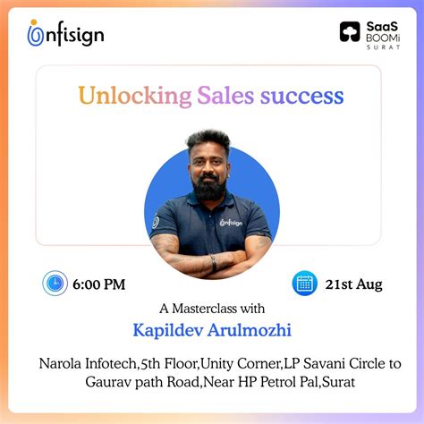 Sales Surat Saasboomi Pipeline Infisign Entrans Kapildev Arulmozhi