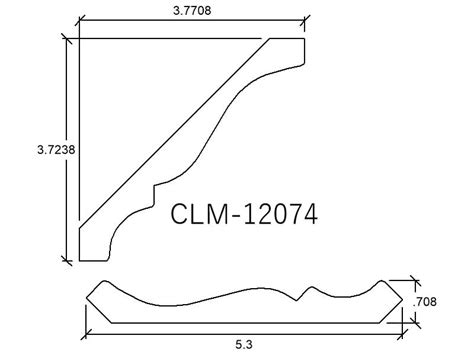Clm 12074 Classic Mouldings Inc