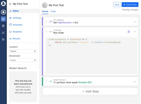 Executing Code In Tests