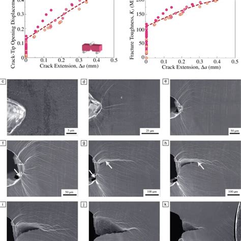 Fracture Toughness Measurement Results And The Scanning Electron