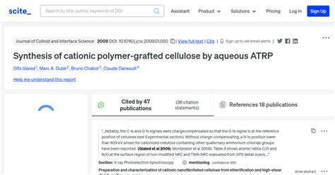 Synthesis Of Cationic Polymer Grafted Cellulose By Aqueous Atrp
