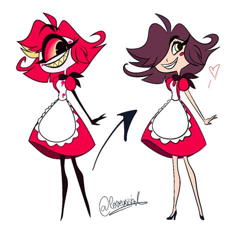 Hazbin Hotel Niffty Version Human By Lovylovecristal On Deviantart