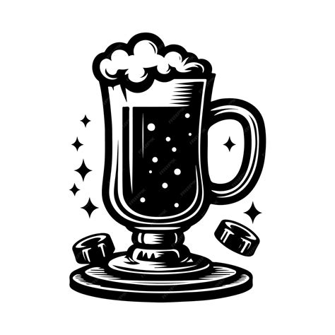 Beer Glass Vector Art Illustrations Silhouette For Oktoberfest