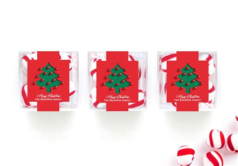 Clear Candy Cubes Holiday Favor Box Christmas Candy Holder Affordable Christmas Party