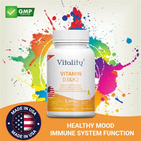 Vitamin D3 5000 Iu High Potency Strong Bones And Teethcardiovascular