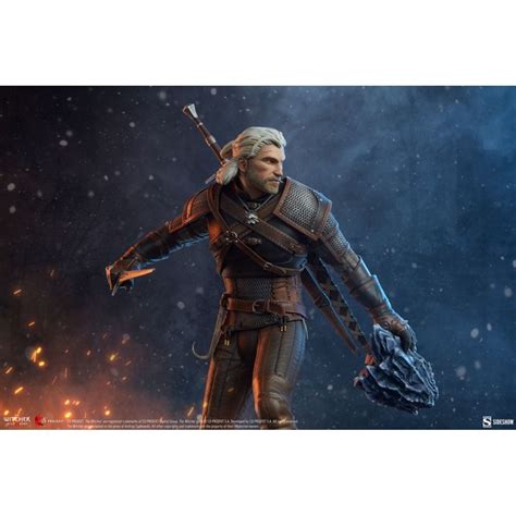 The Witcher 3 Wild Hunt Geralt Statue Eu