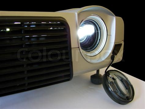 Working LCD Projector Stock Image Colourbox
