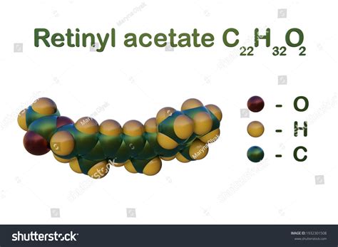 Retinyl Acetate Structure 5 Images Photos Et Images Vectorielles De Stock Shutterstock