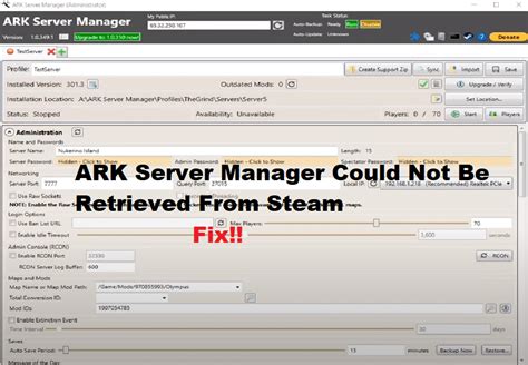 3 Ways To Fix Ark Server Manager Mod Details Could Not Be Retrieved